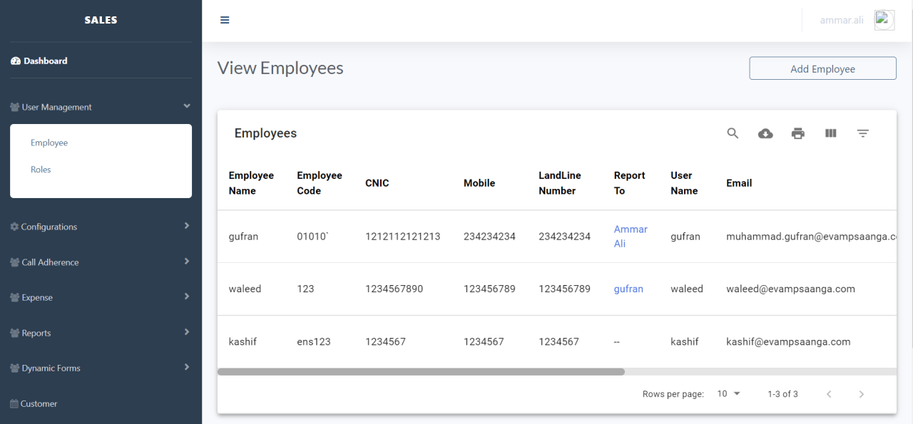 Sales Tracking System - Android Sales Force Tracking - E&S